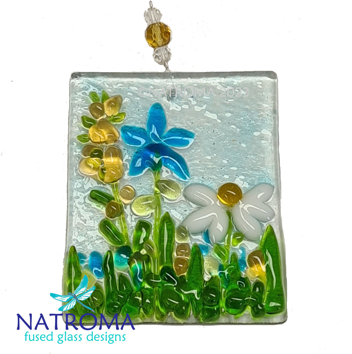 Fused Glass Sun Catcher - Natroma Handmade in England | Natroma